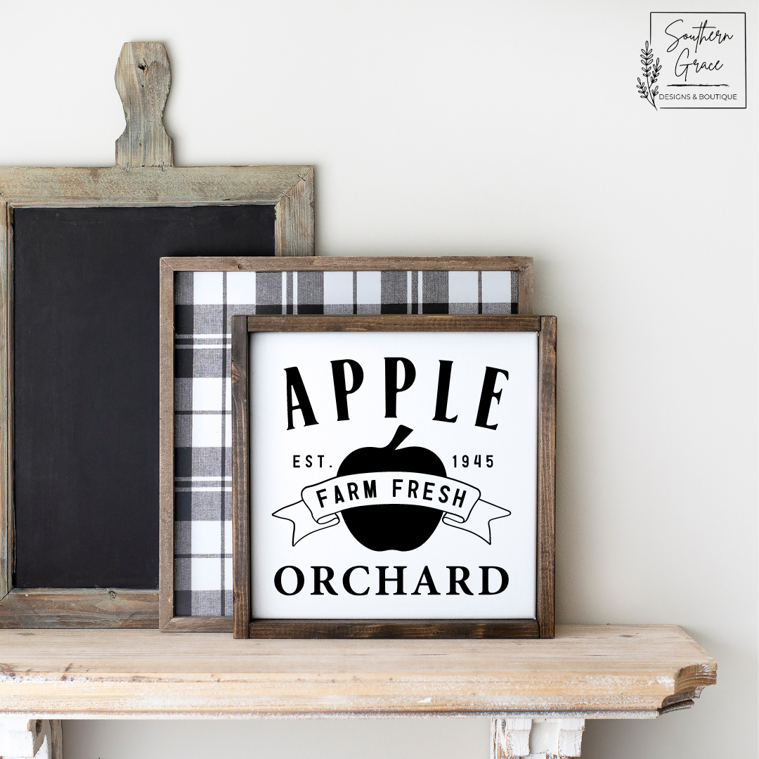 Apple Orchard | Fall Wood Sign – SGdesignsandboutique